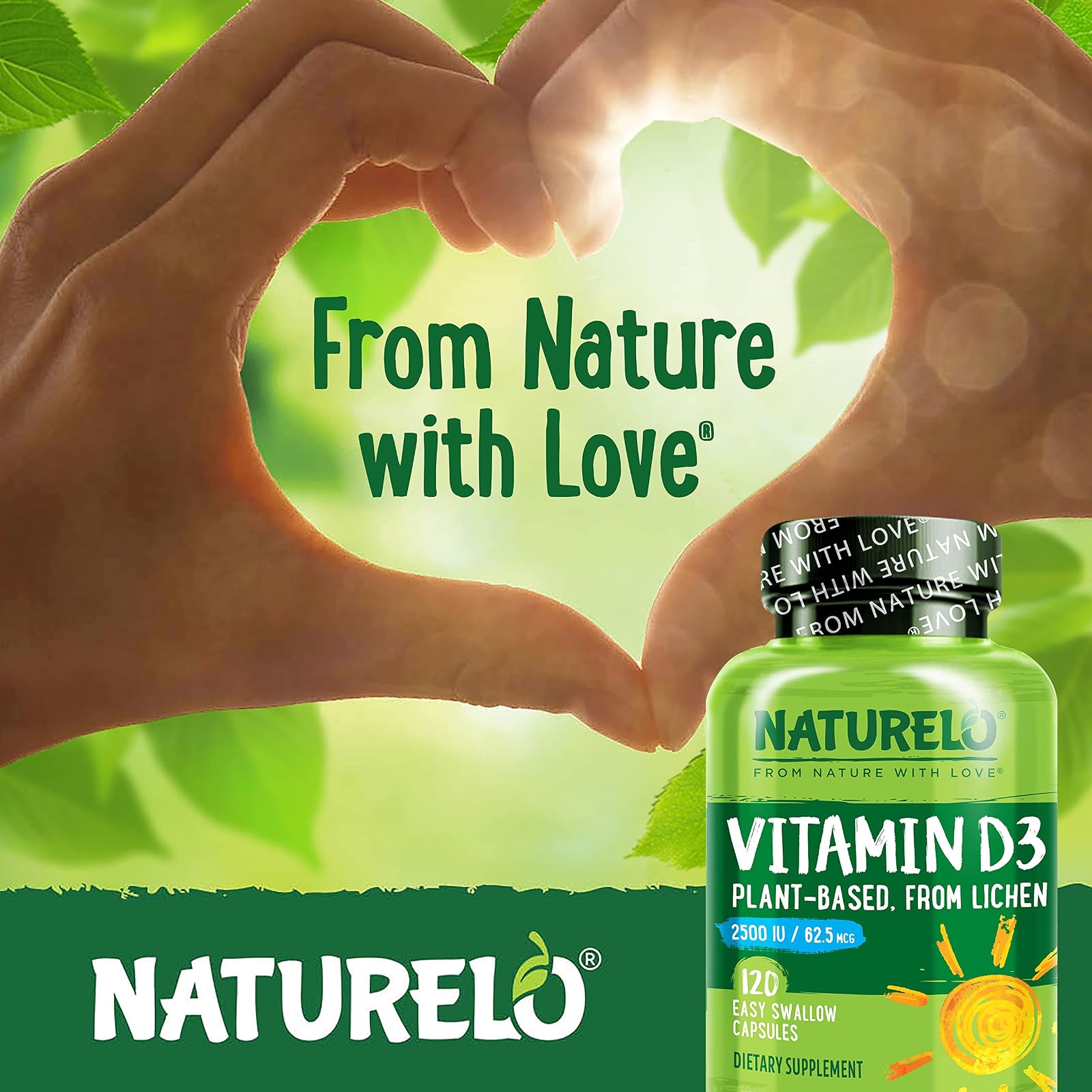 High potency vitamin D3 2500 IU