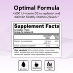 high potency vitamin D3 4000 IU