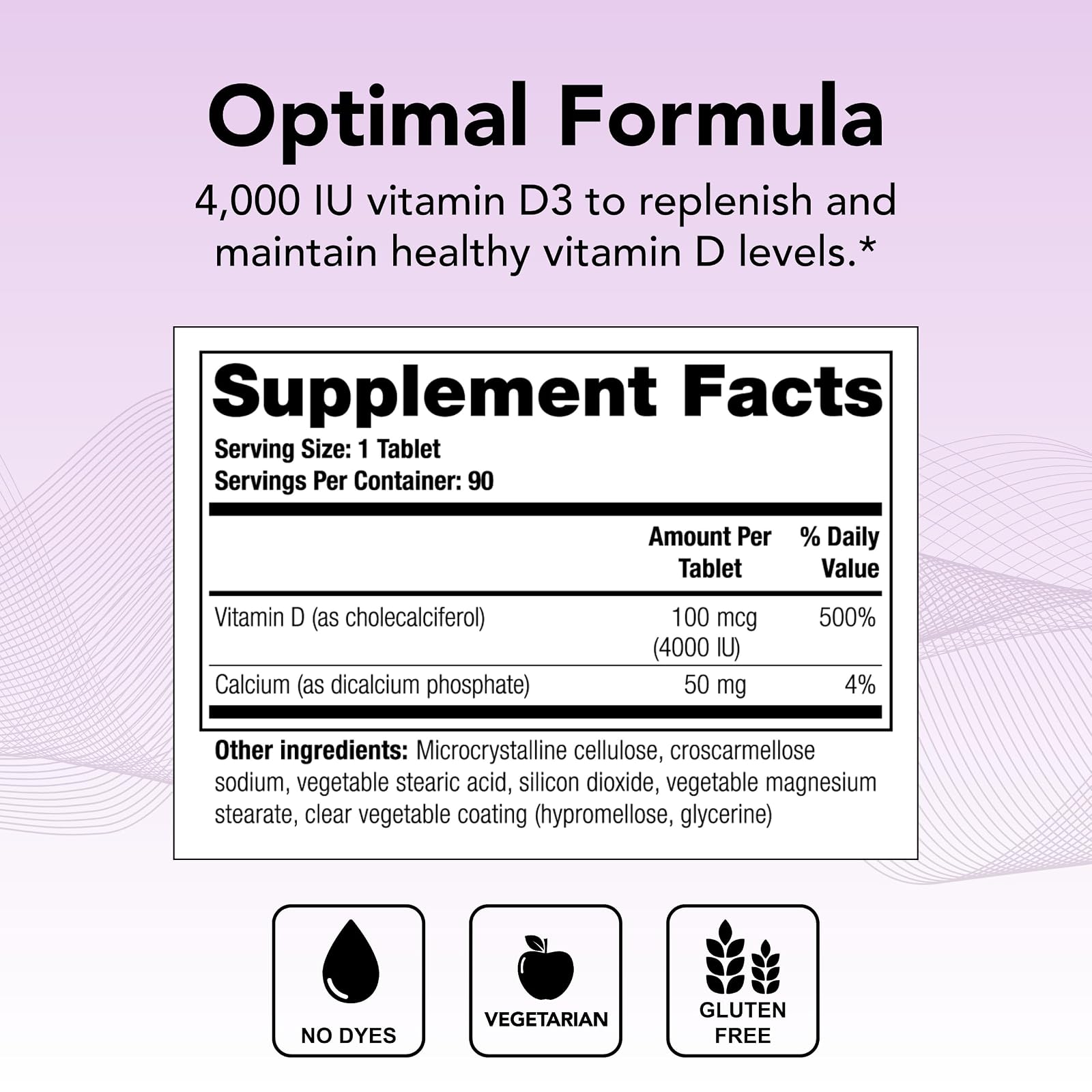 high potency vitamin D3 4000 IU