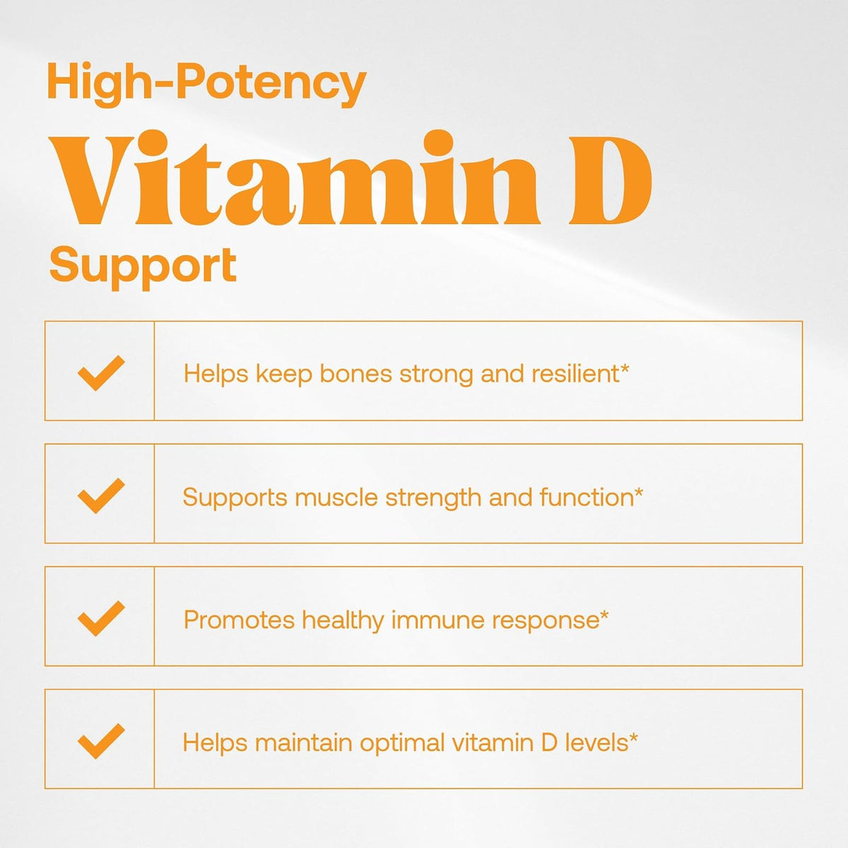 high potency vitamin D3 5000 IU supplement