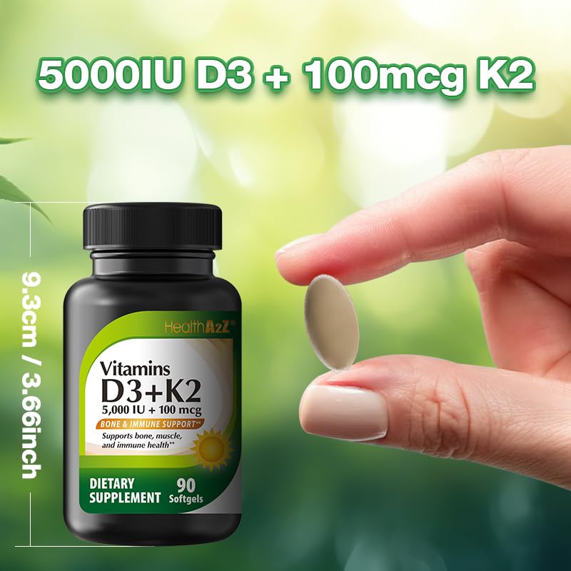 High potency Vitamin D3 5000 IU supplement
