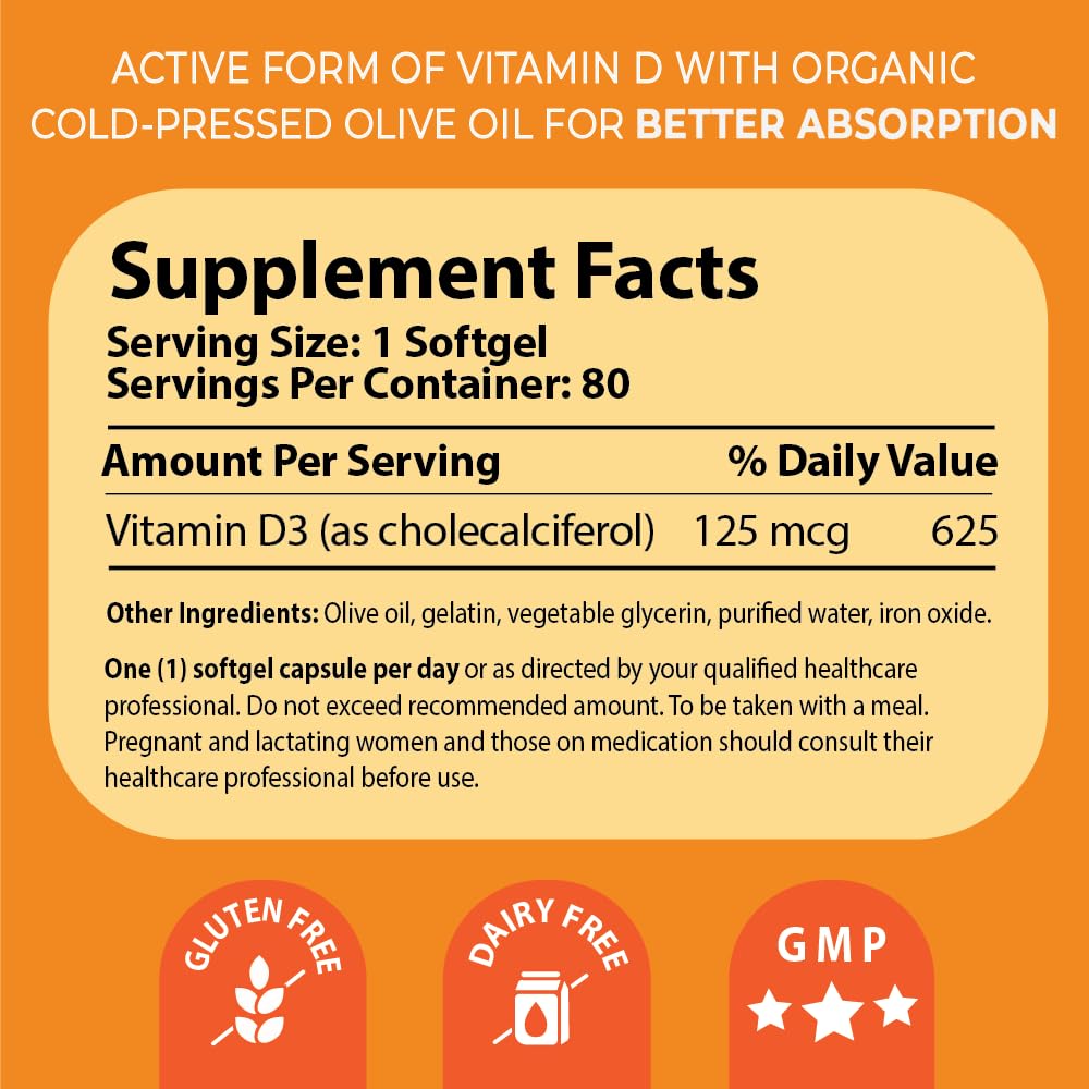 high potency vitamin D3 5000 IU