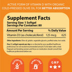 high potency vitamin D3 5000 IU