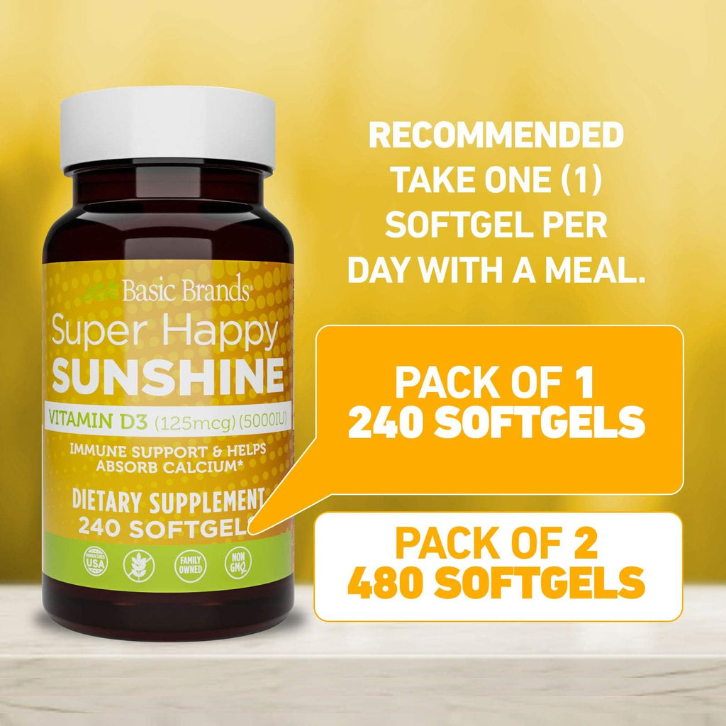 High potency Vitamin D3 5000 IU