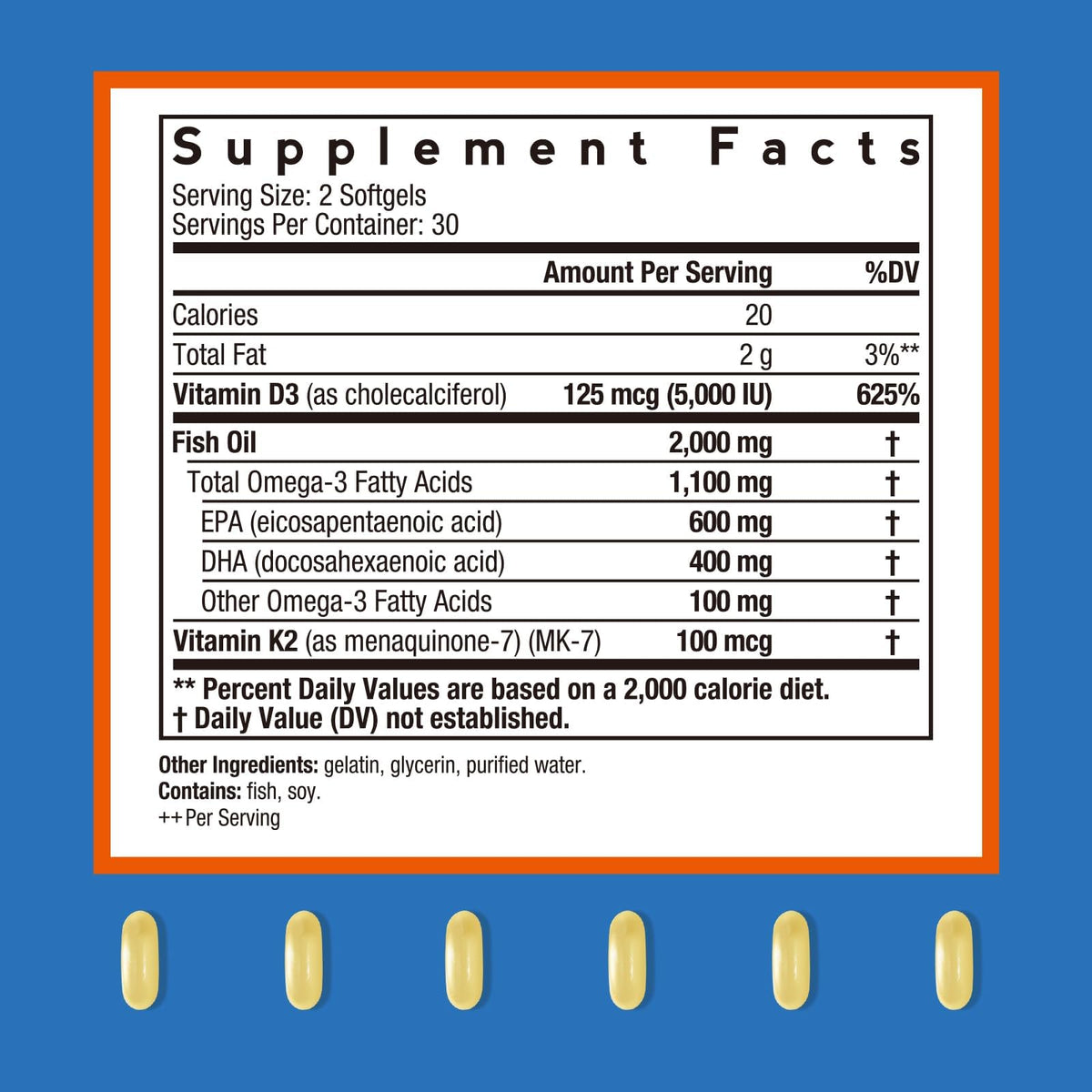 High potency vitamin D3 5000 IU
