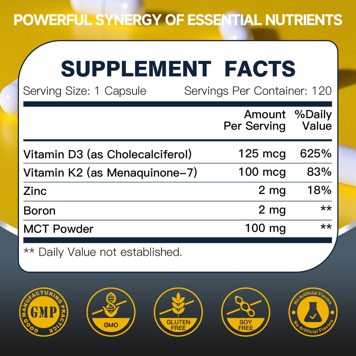 high potency vitamin D3 5000 IU