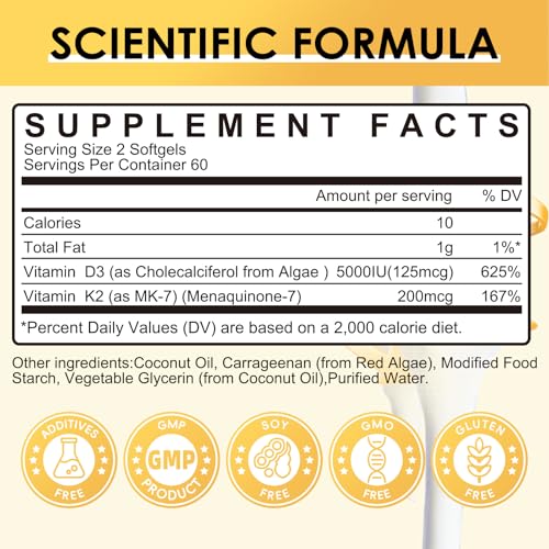 High potency vitamin D3 5000 IU