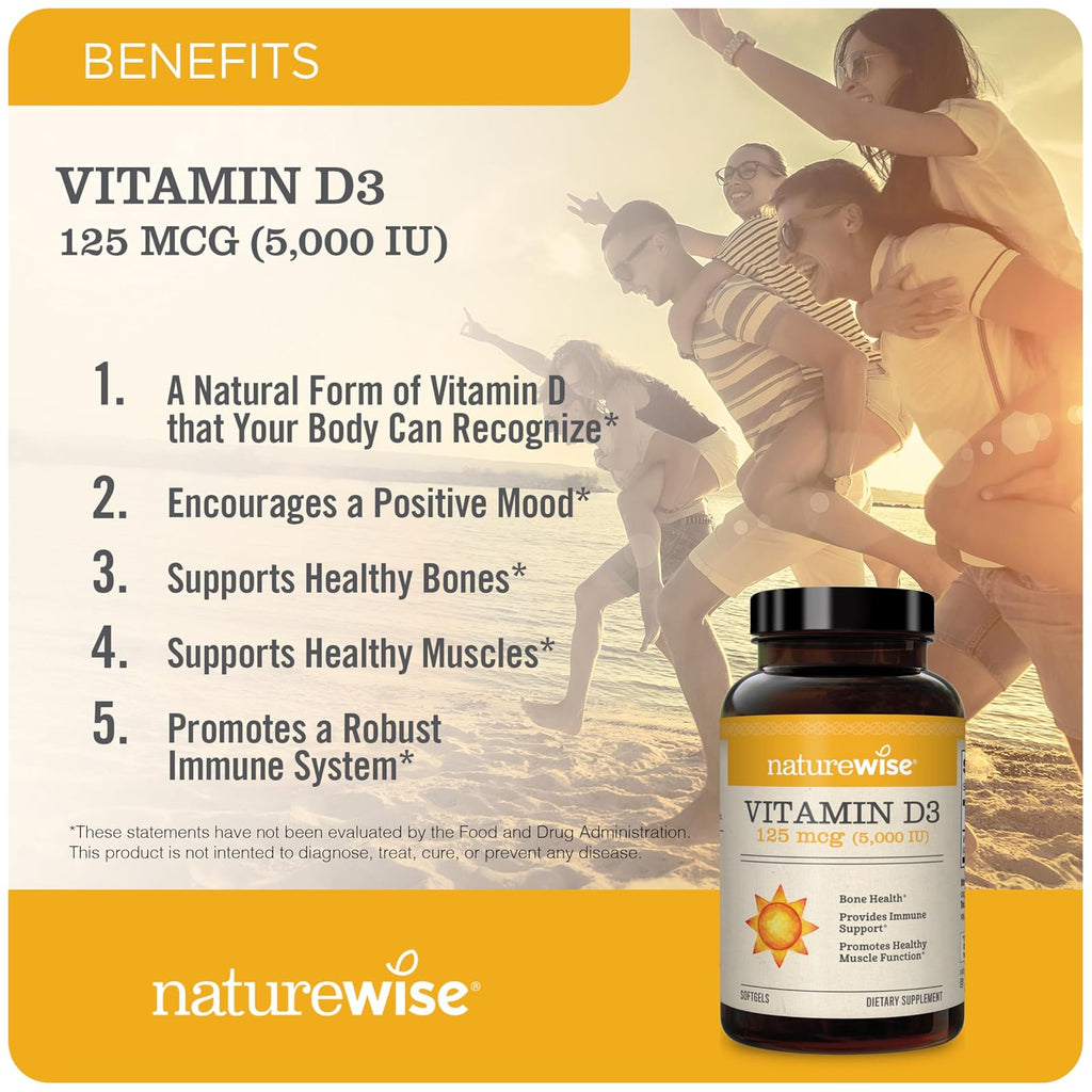 High potency vitamin D3 5000 IU