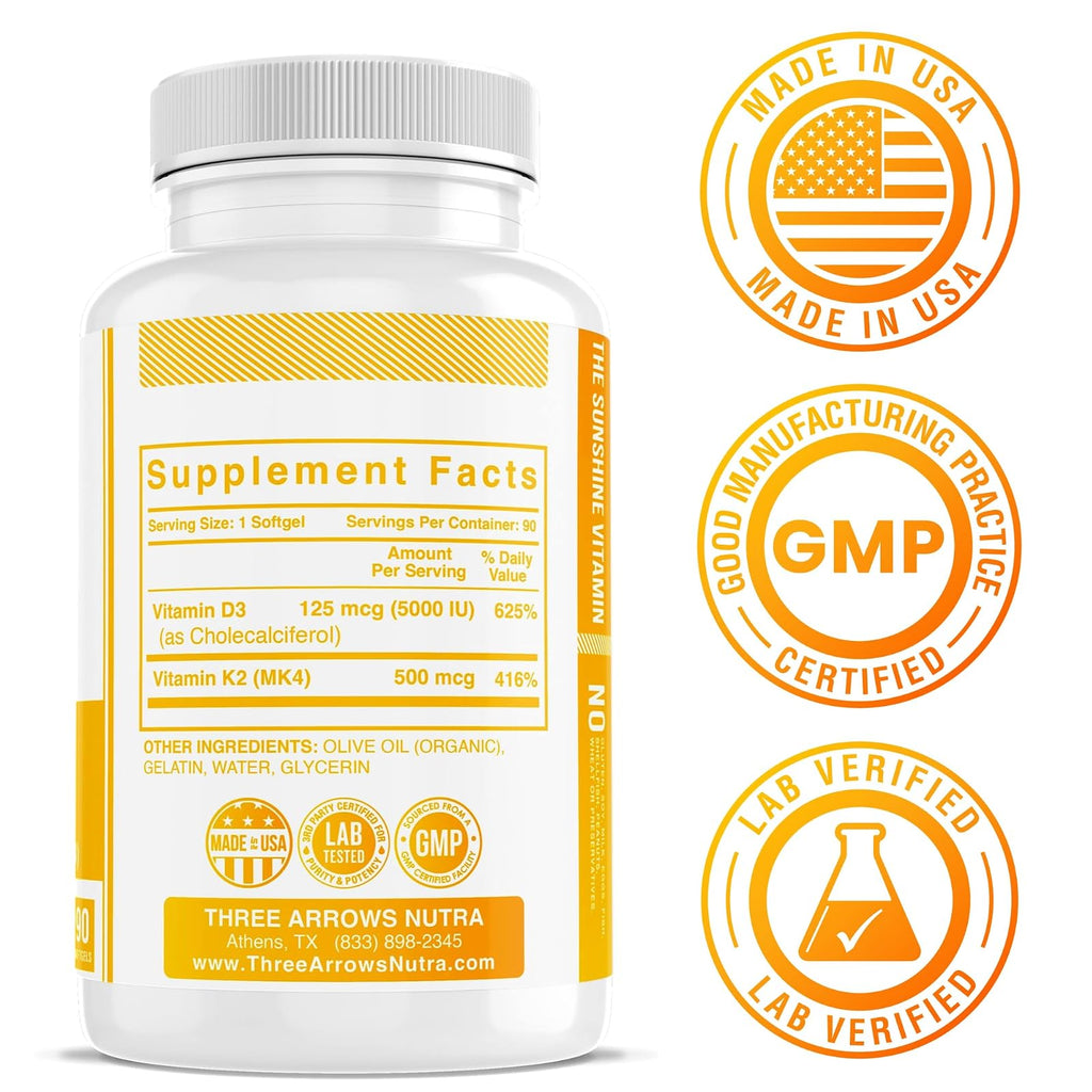 High potency vitamin D3 5000 IU