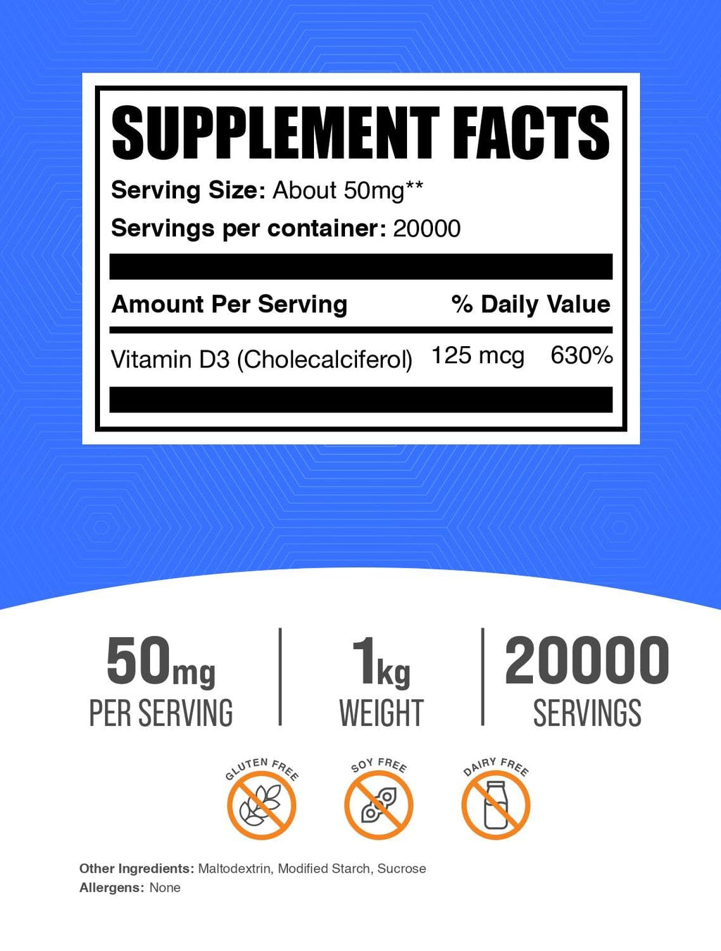 high potency vitamin D3 5000 IU