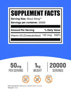 high potency vitamin D3 5000 IU