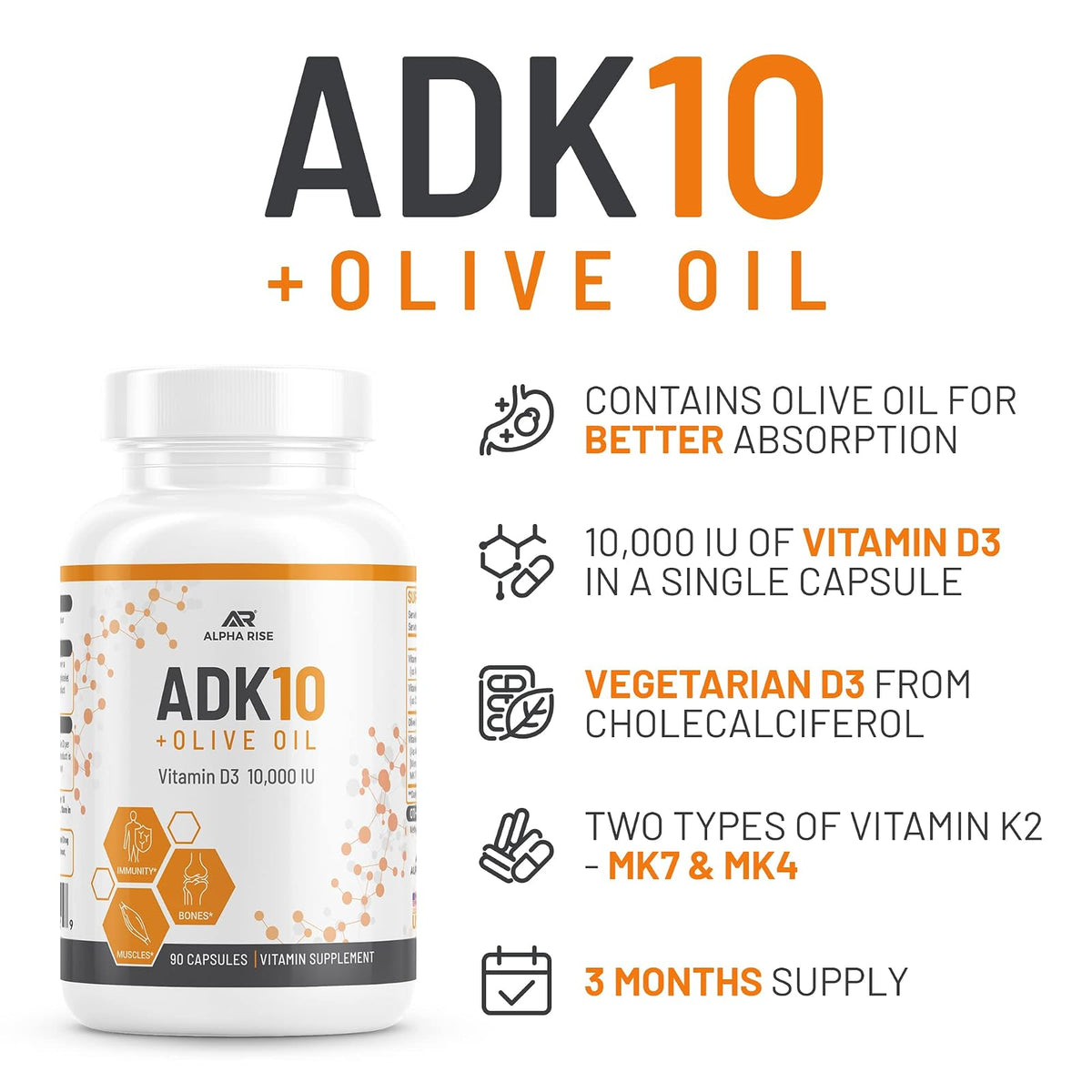 High potency vitamin D3 5000 IU