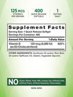 high potency vitamin D3 5000 IU