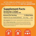 high potency vitamin D3 5000 IU