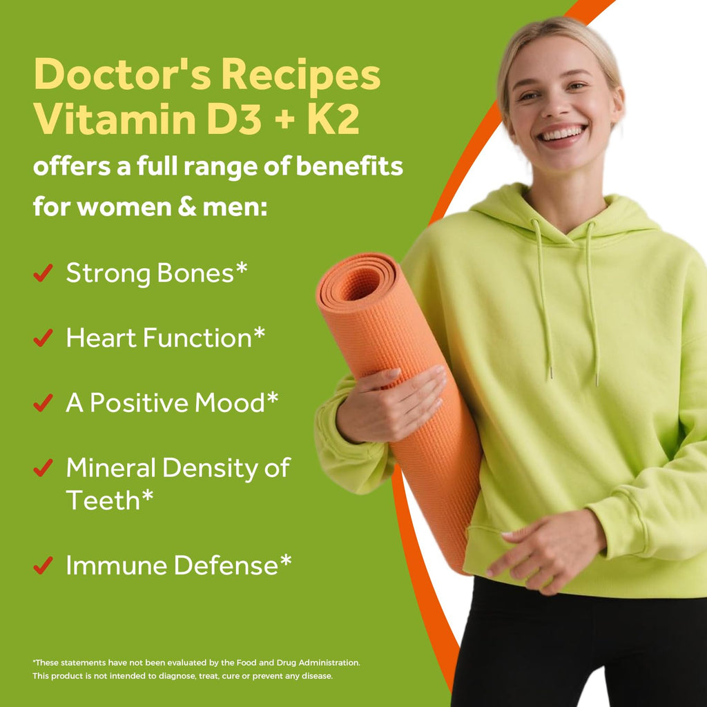 High potency Vitamin D3 and K2