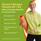 High potency Vitamin D3 and K2