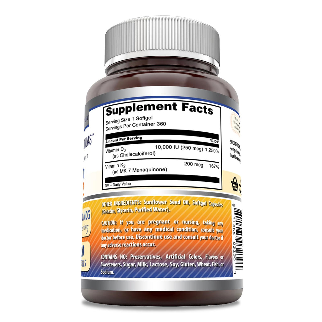 High potency Vitamin D3 capsules
