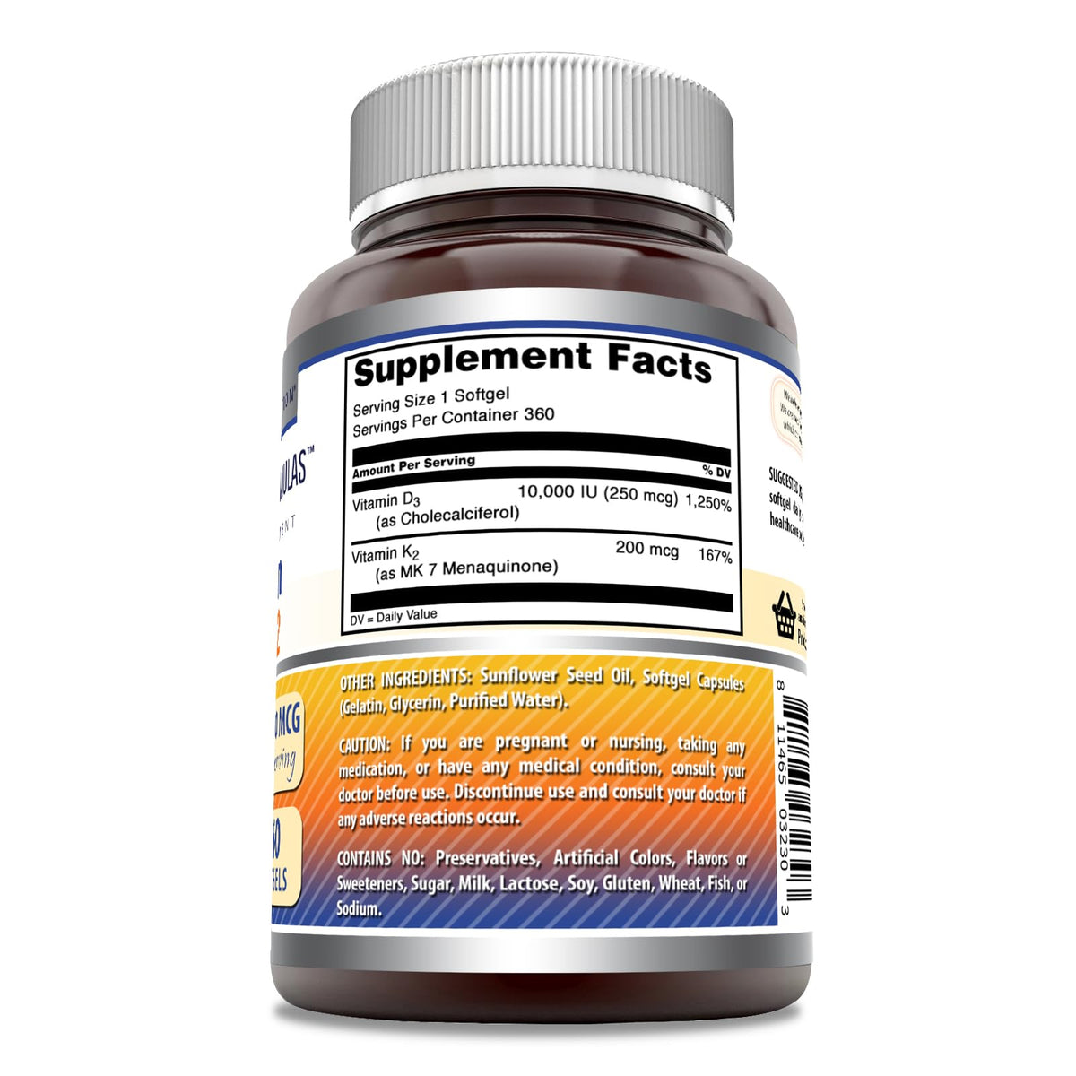 High potency Vitamin D3 capsules