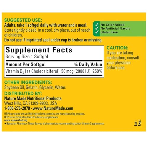 High potency Vitamin D3 for immunity