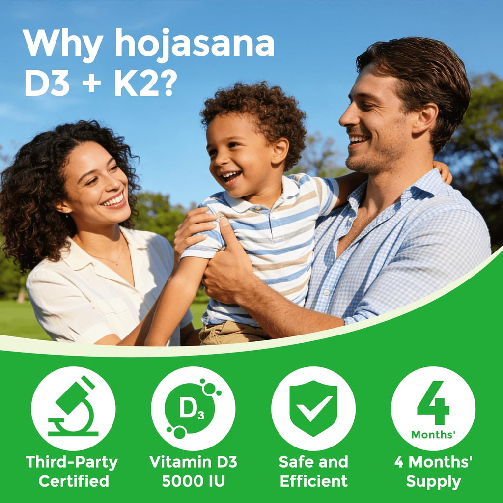High potency Vitamin D3 K2 5000 IU
