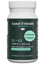 high potency vitamin D3 K2 blend