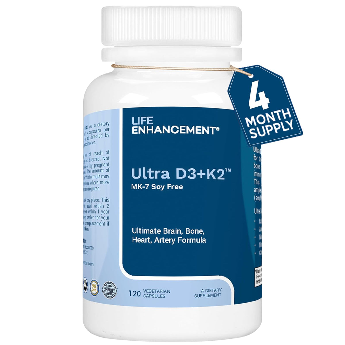 high potency vitamin D3 K2 capsules