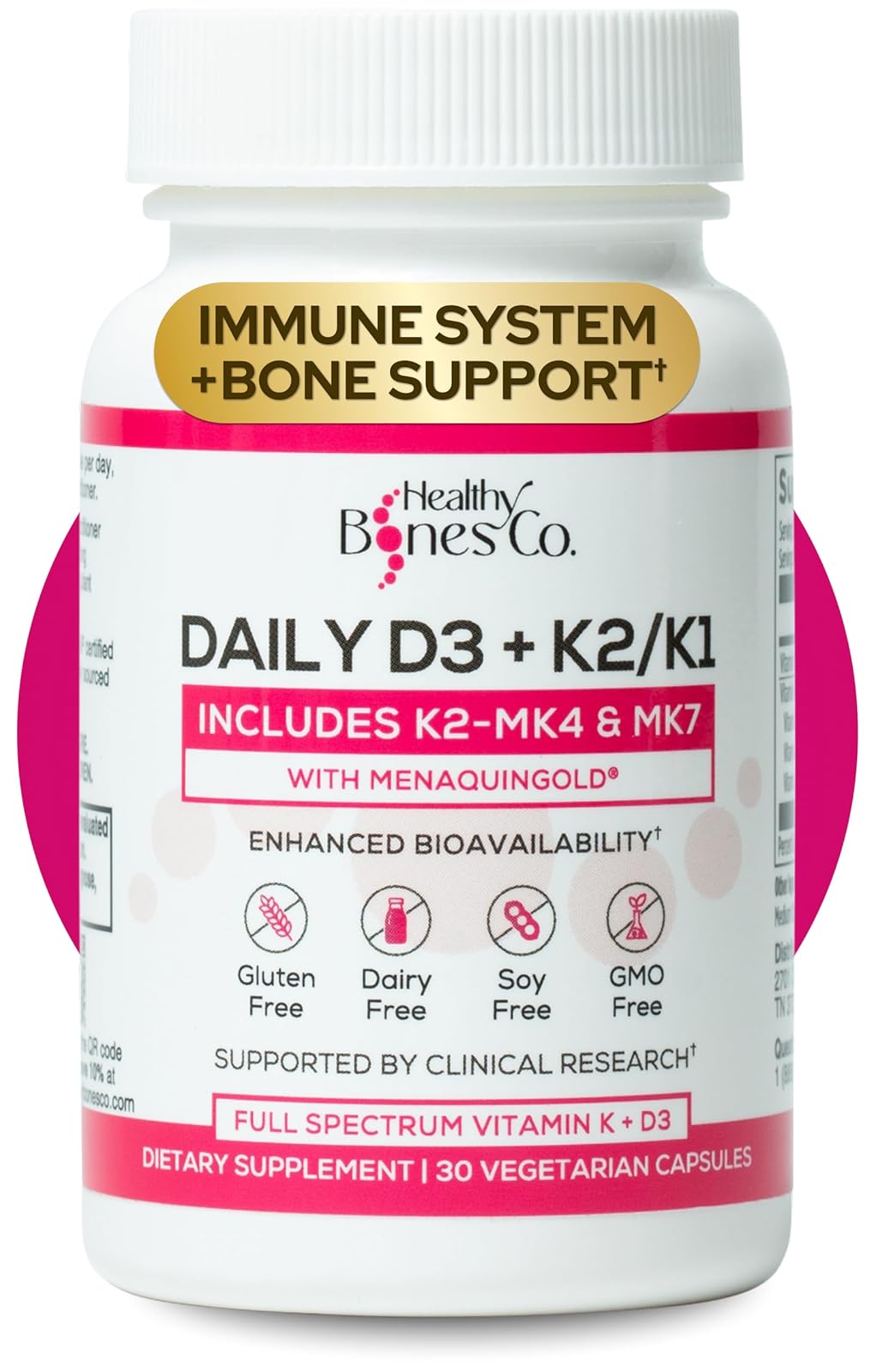 high potency vitamin D3 K2 capsules