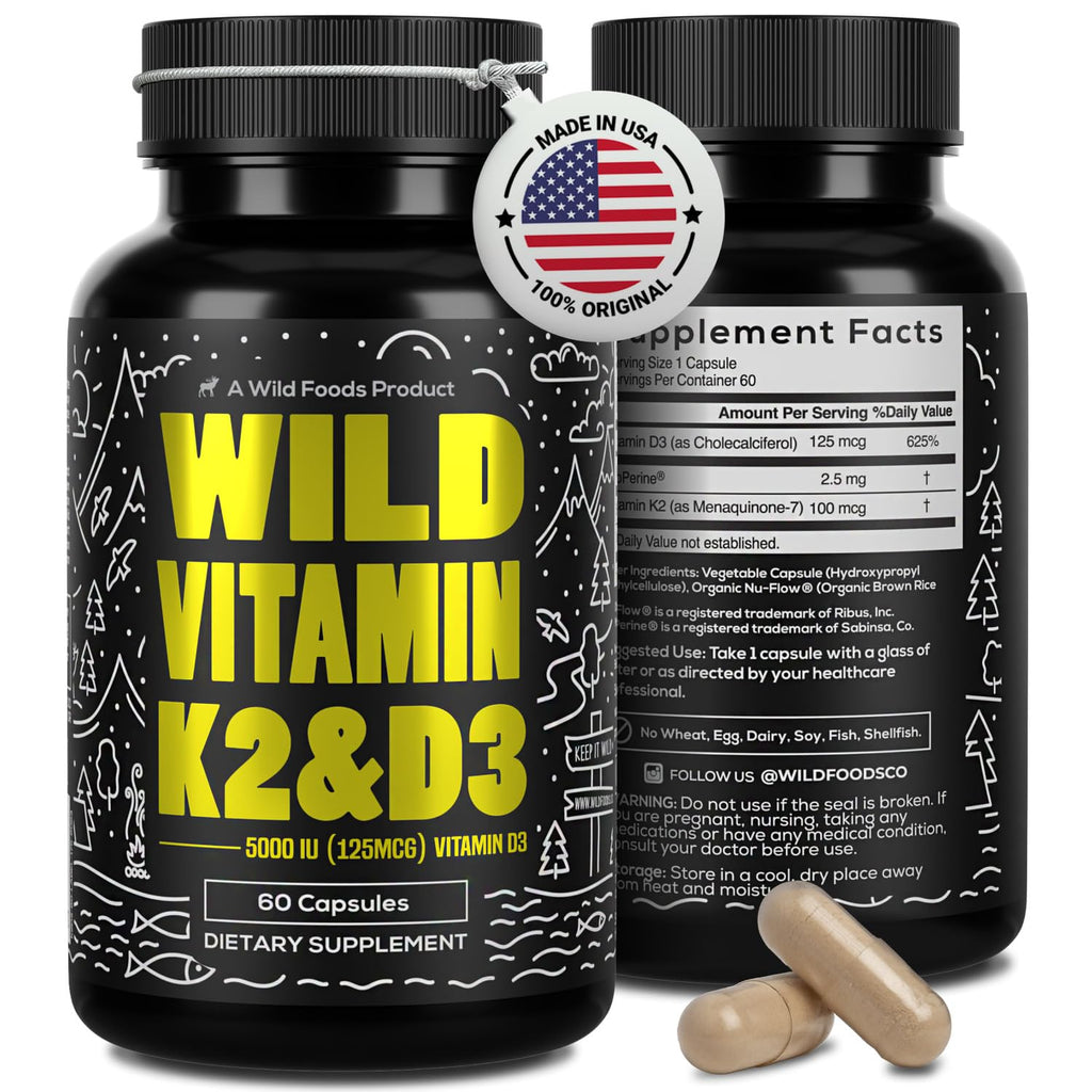 high potency vitamin d3 k2 capsules