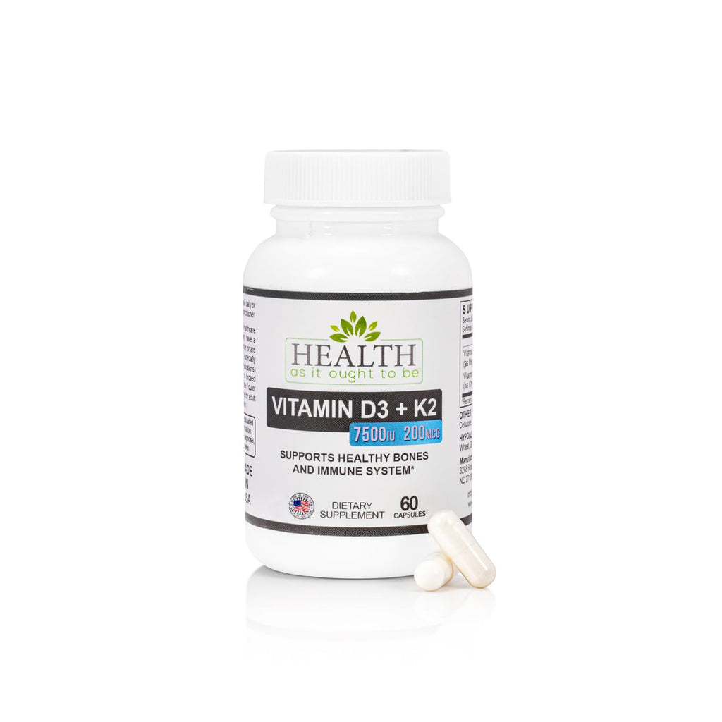 high potency vitamin D3 K2 capsules
