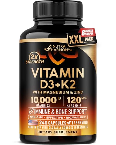 high potency vitamin D3 K2 capsules