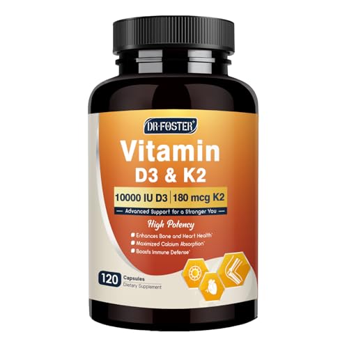 high potency vitamin D3 K2 capsules