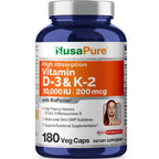 high potency vitamin D3 K2 capsules
