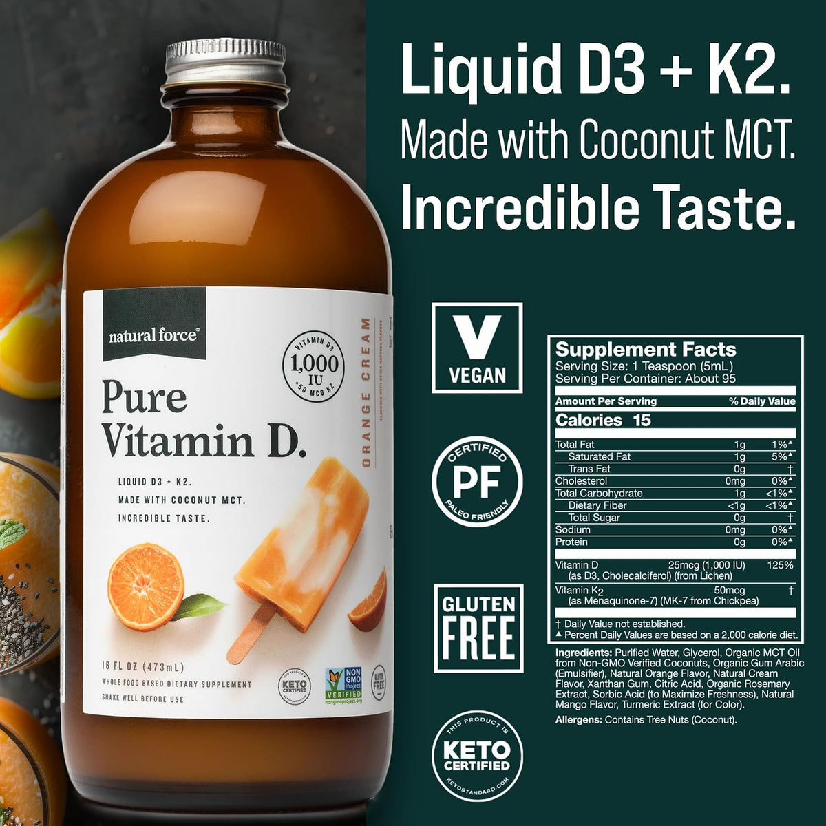 high potency vitamin D3 K2 drops