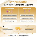 High potency Vitamin D3 K2 formula