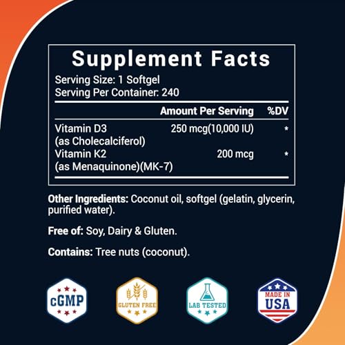 high potency Vitamin D3 K2 formula