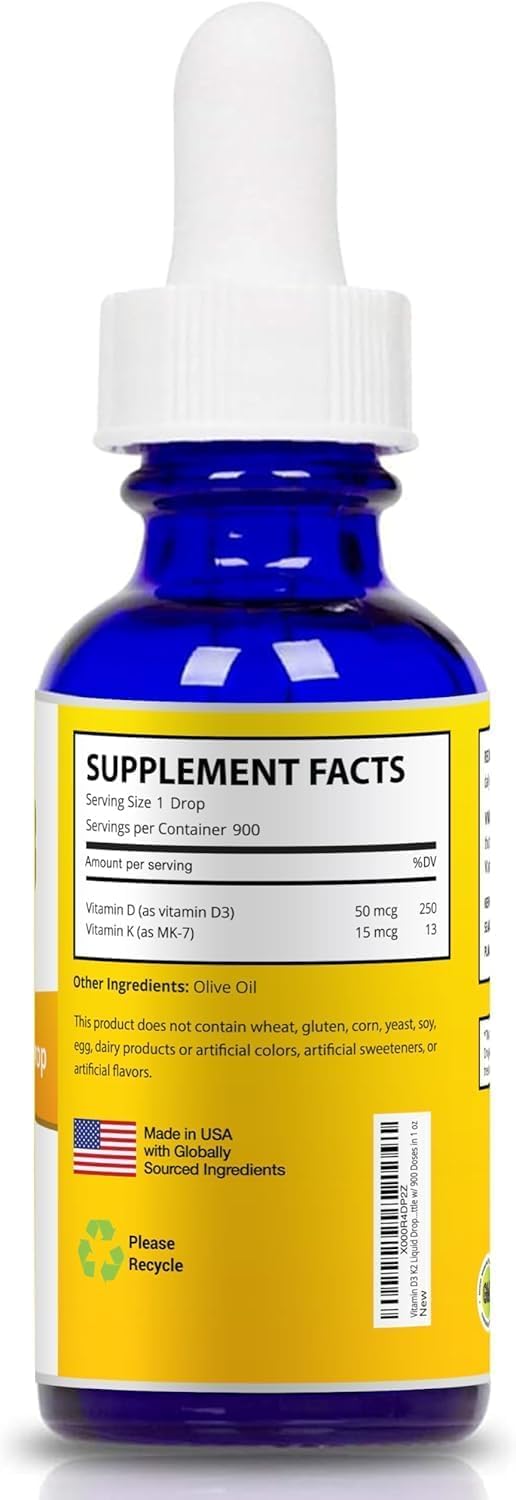 High potency vitamin D3 K2 formula
