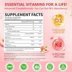 High potency Vitamin D3 K2 gummies