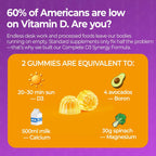 High potency Vitamin D3 K2 gummies