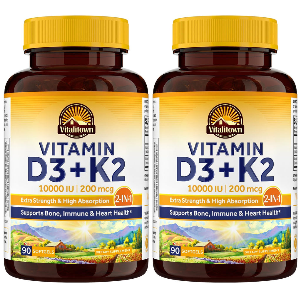 high potency vitamin D3 K2 softgels