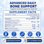 High potency Vitamin D3 K2 softgels