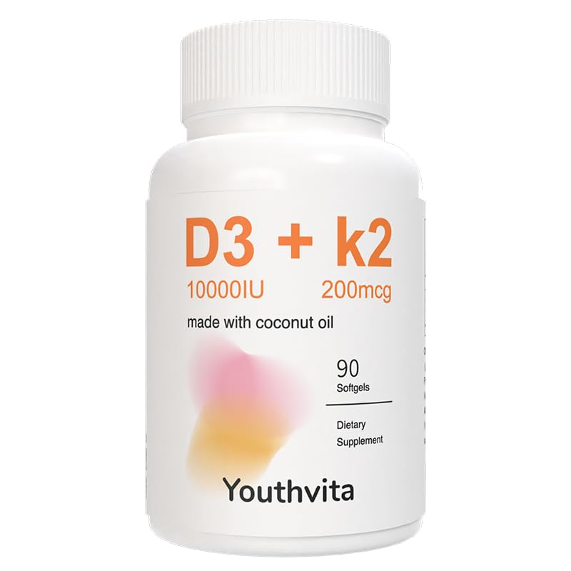 high potency vitamin D3 K2 softgels