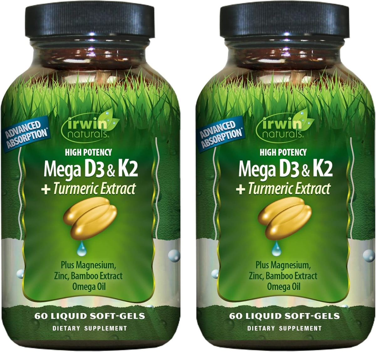 high potency vitamin D3 K2 softgels