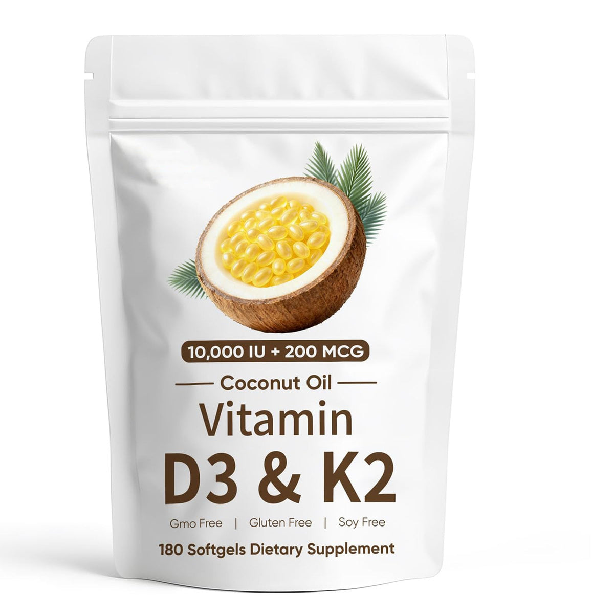 high potency vitamin D3 K2 softgels
