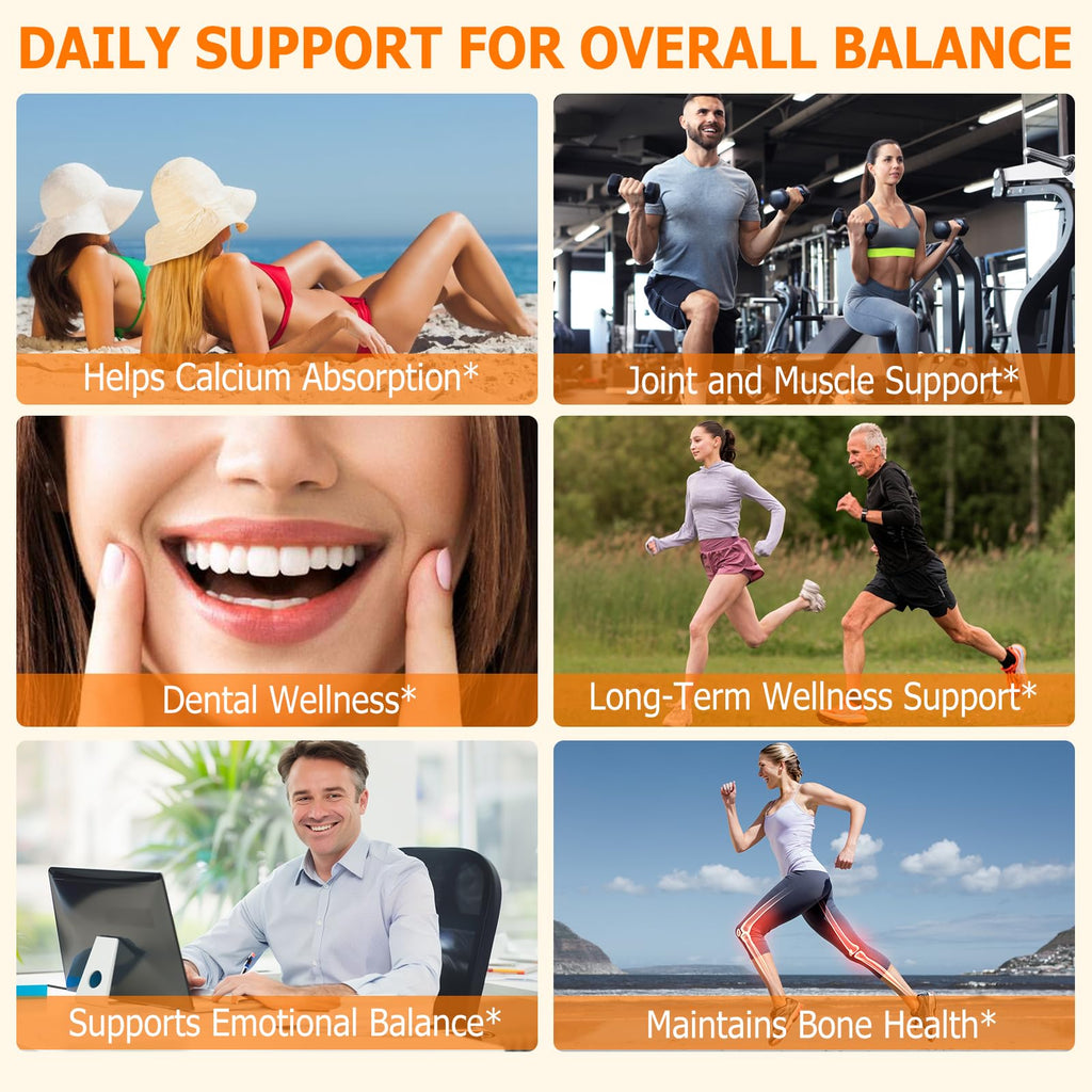 High potency Vitamin D3 K2 softgels