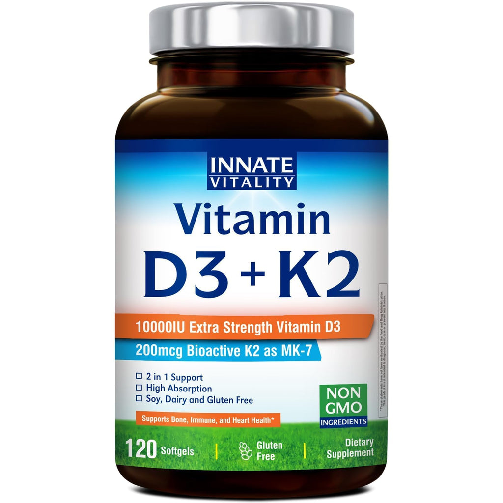 high potency vitamin D3 K2 softgels