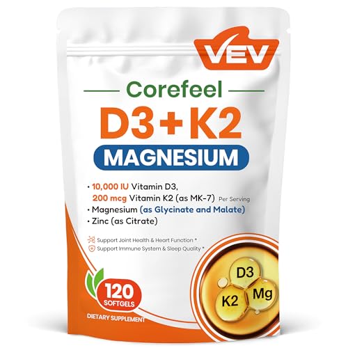 high potency vitamin D3 K2 softgels