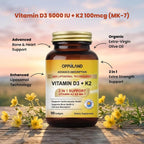 High potency Vitamin D3 K2 supplement