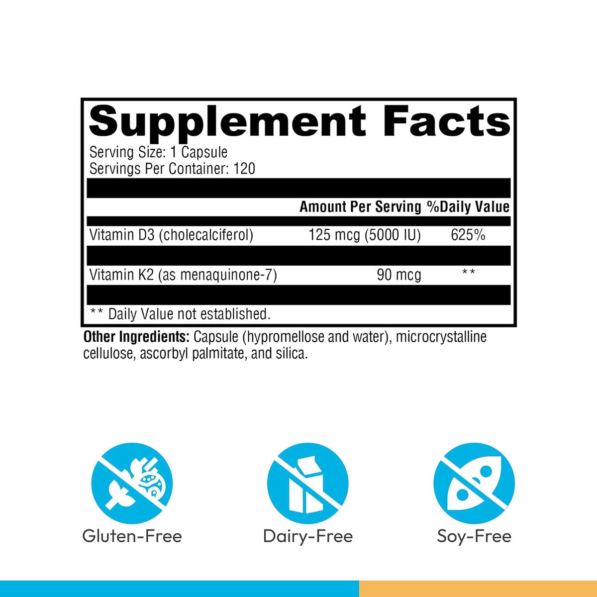 high potency vitamin D3 K2 supplement