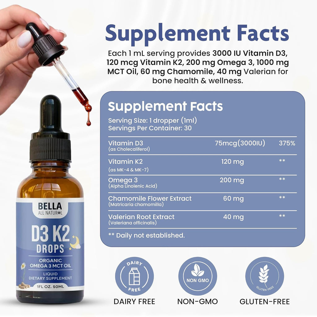 high potency Vitamin D3 K2 supplement