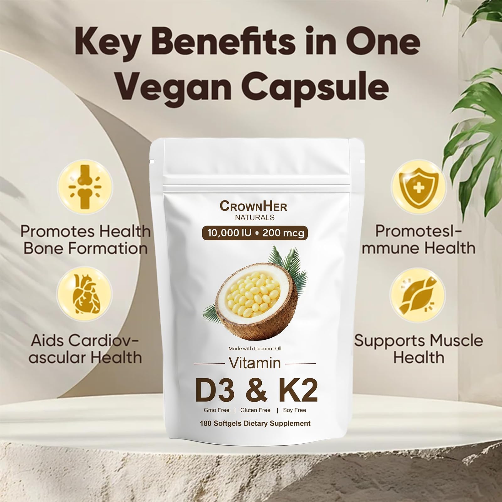 high potency Vitamin D3 K2 supplement
